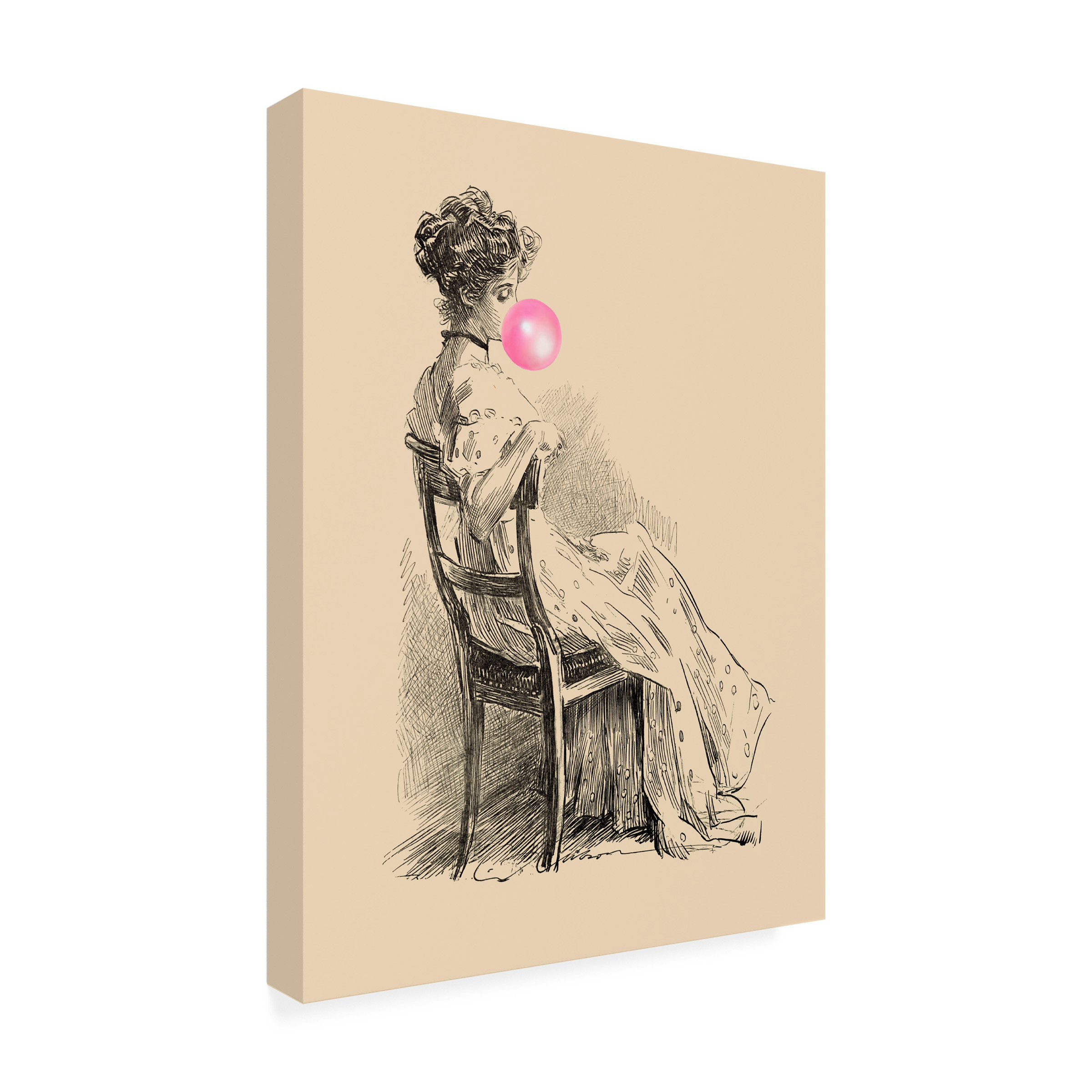 Winston Porter Alicia Longley Victorian Ladies Misbehaving III Canvas ...