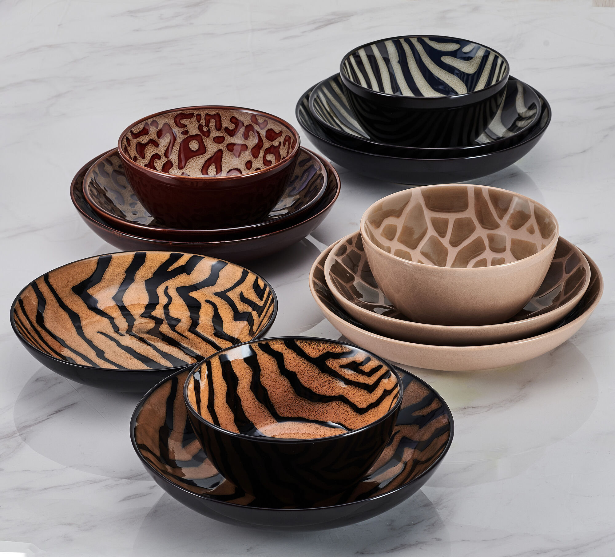 Mikasa Amari 12-Piece Stoneware Dinnerware Set, Service for 4 & Reviews ...