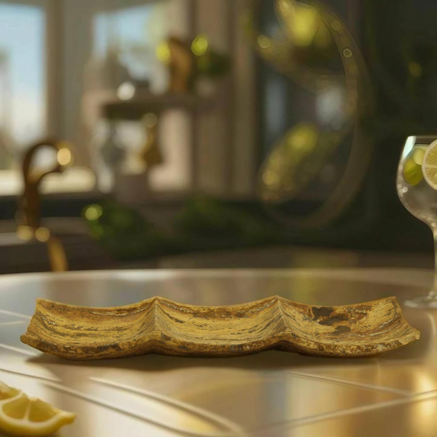 Unique MX Red Travertino Decor & Dip Tray | Wayfair