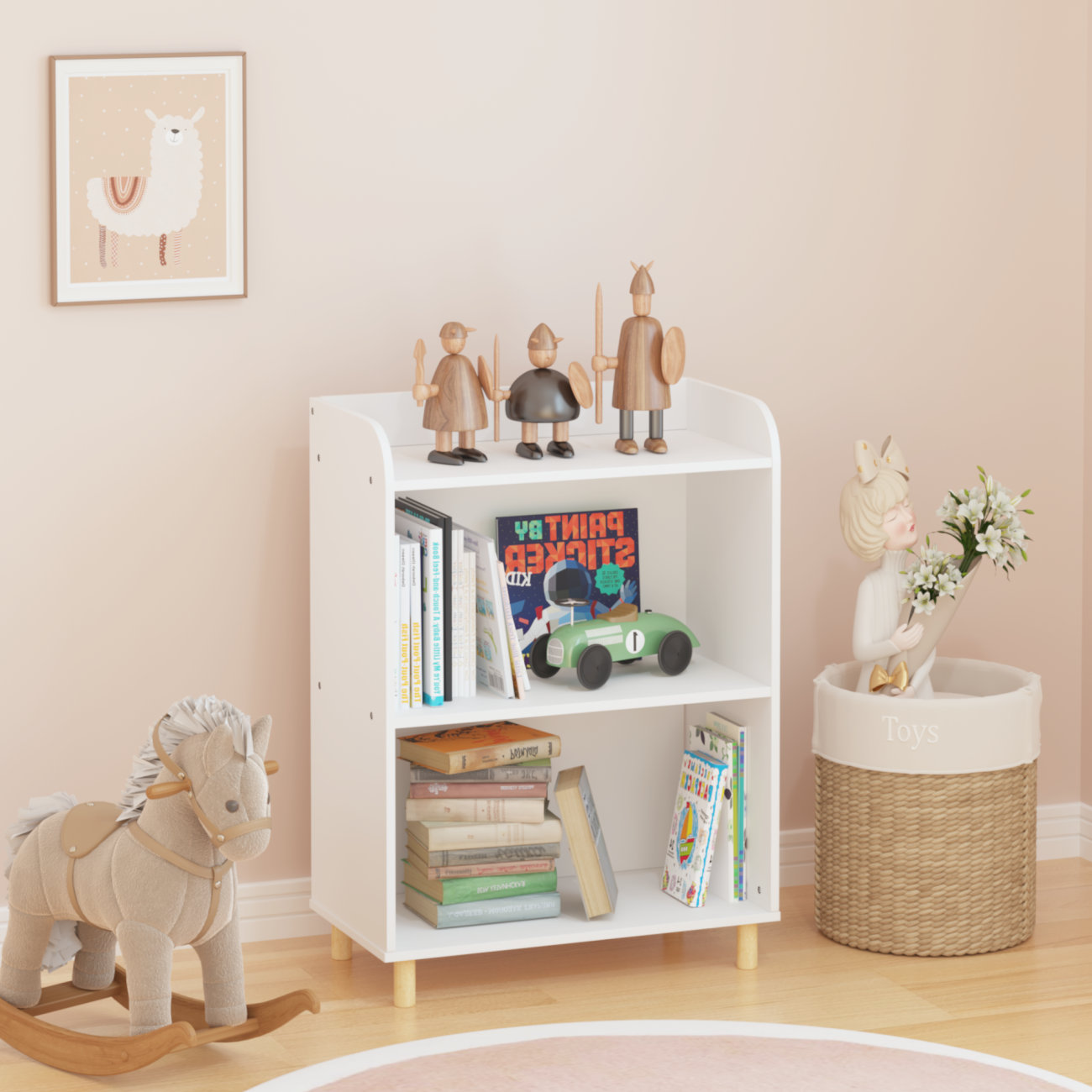Isabelle & Max™ Kids 3-Tier Bookcase, Children's Book Display ...