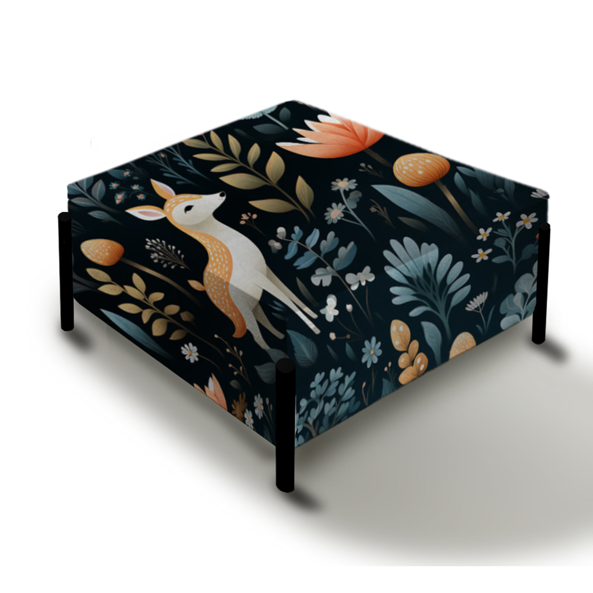 Design Art Enchanted Fox Animals Print For Children - Animal Print ...