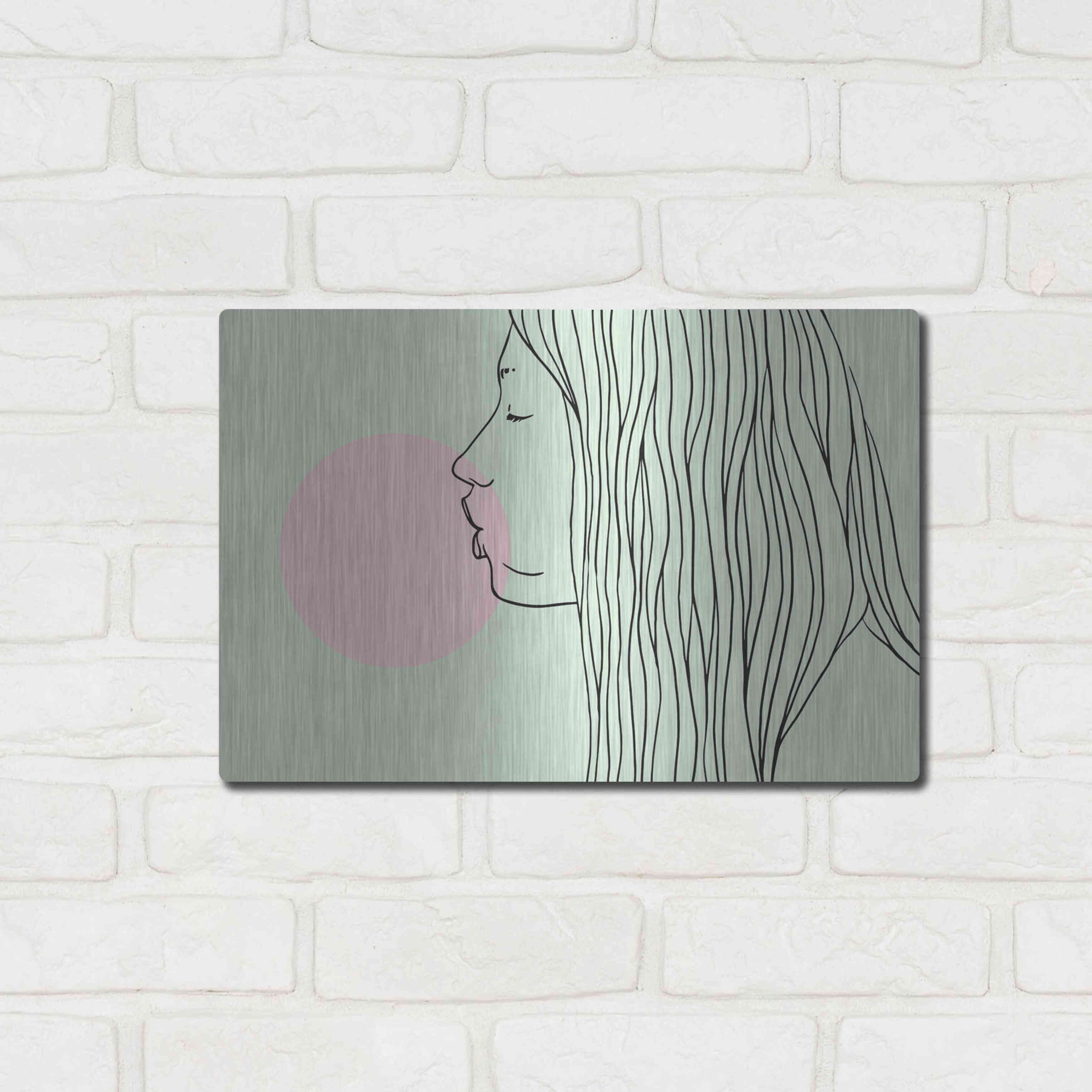 Lark Manor™ 'Pink Bubble Gum' by Robert Farkas, Metal Wall Art | Wayfair