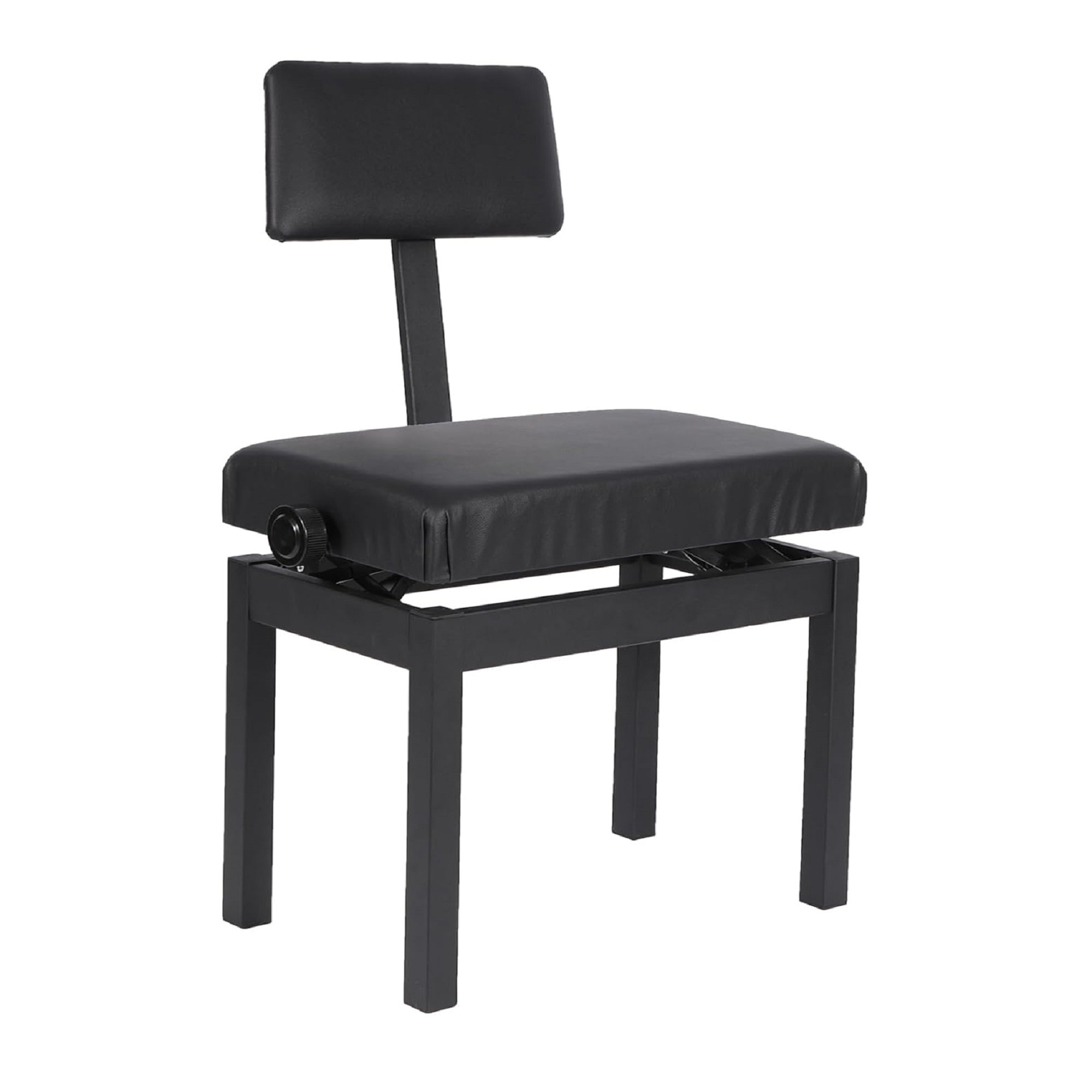 Ebern Designs Adjustable Height Piano Bench With Storage And Pu Leather ...