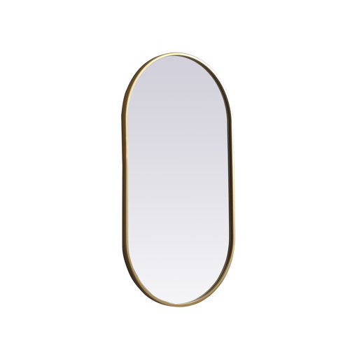 RE/FINE™ Sabine Metal Pill Wall Mirror & Reviews | Wayfair