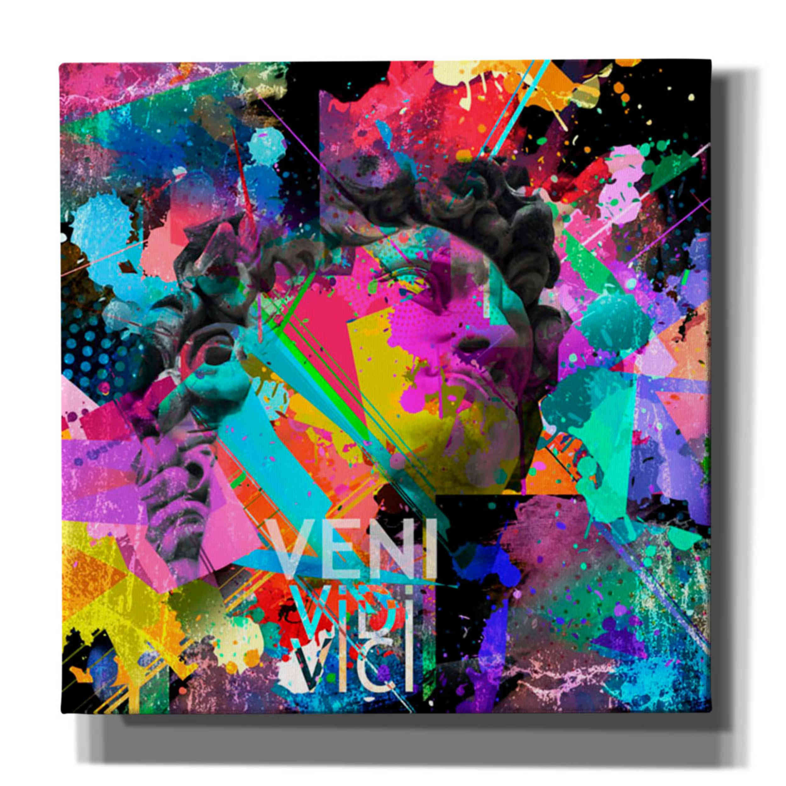 Orren Ellis 'Michelangelo's David Color' Canvas Wall Art | Wayfair