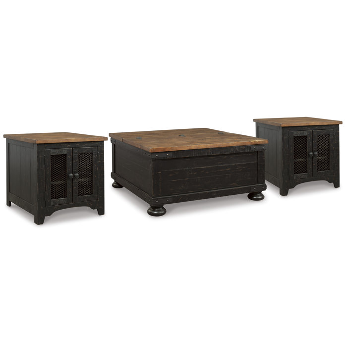 Loon Peak® Jurell 3-Piece Occasional Table Package & Reviews | Wayfair