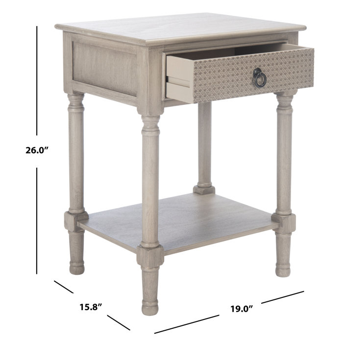 Three Posts™ Ahearn End Table with Storage & Reviews | Wayfair