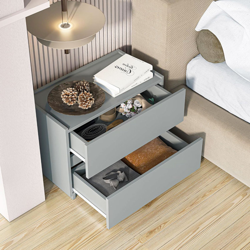 QICQA Stackable 2 Drawer Dresser | Wayfair