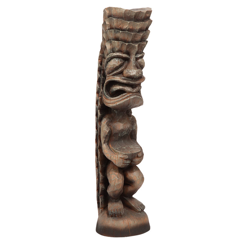 Design Toscano Tiki God of The Luau Statue & Reviews | Wayfair