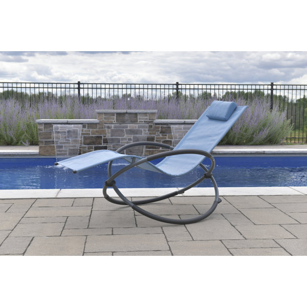 Arlmont & Co. Vivere Orbital Rocking Lounger Made with Premium Outdoor ...