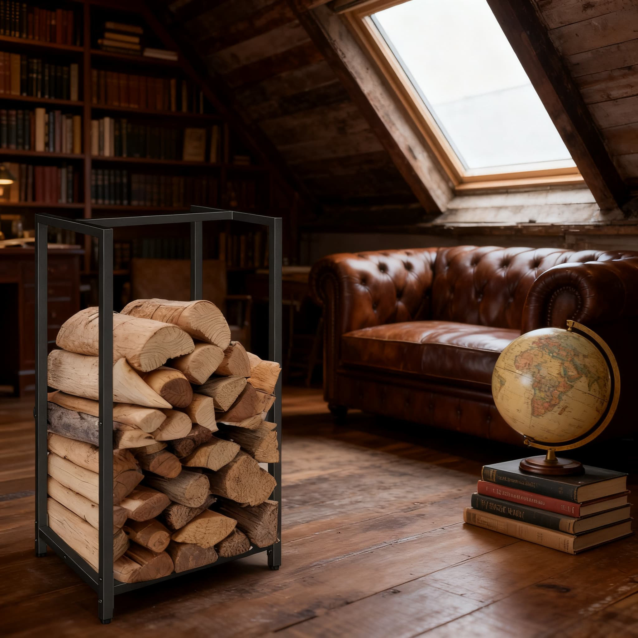 17 Stories Heavy-Duty Firewood Rack For Indoor & Outdoor Use, 30-Inch ...