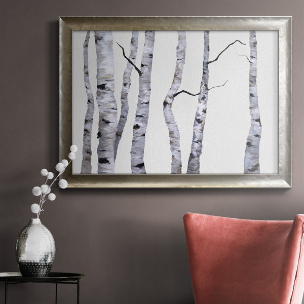 Winston Porter Birch Trees I Framed On Canvas Print - Wayfair Canada