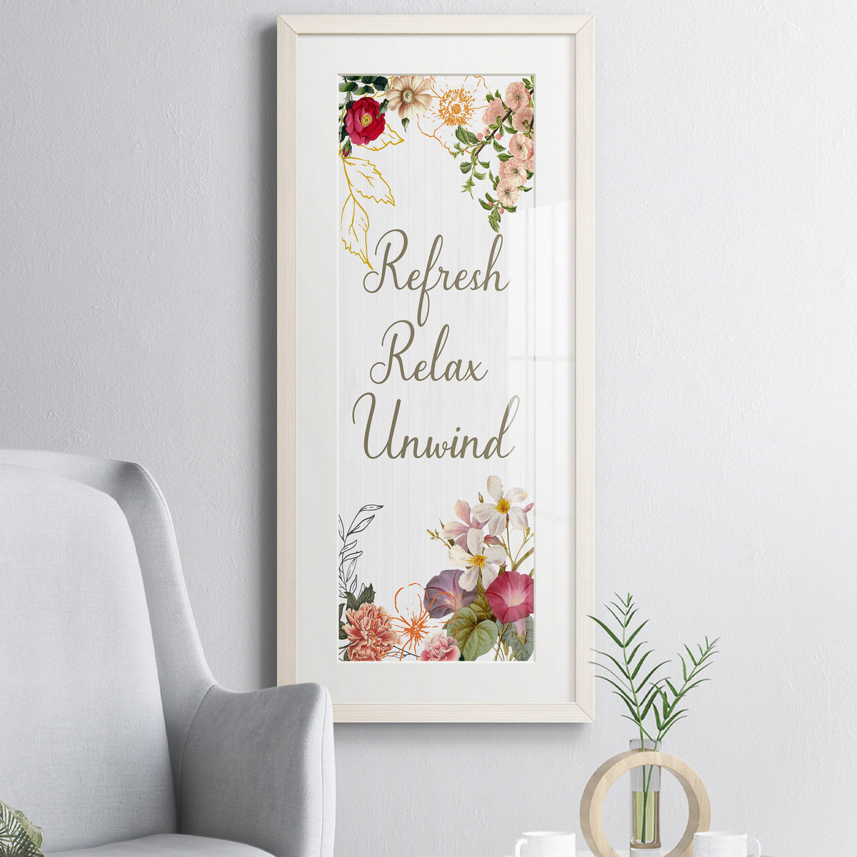 Trinx Refresh, Relax, Unwind- Premium Framed Print - Ready To Hang ...