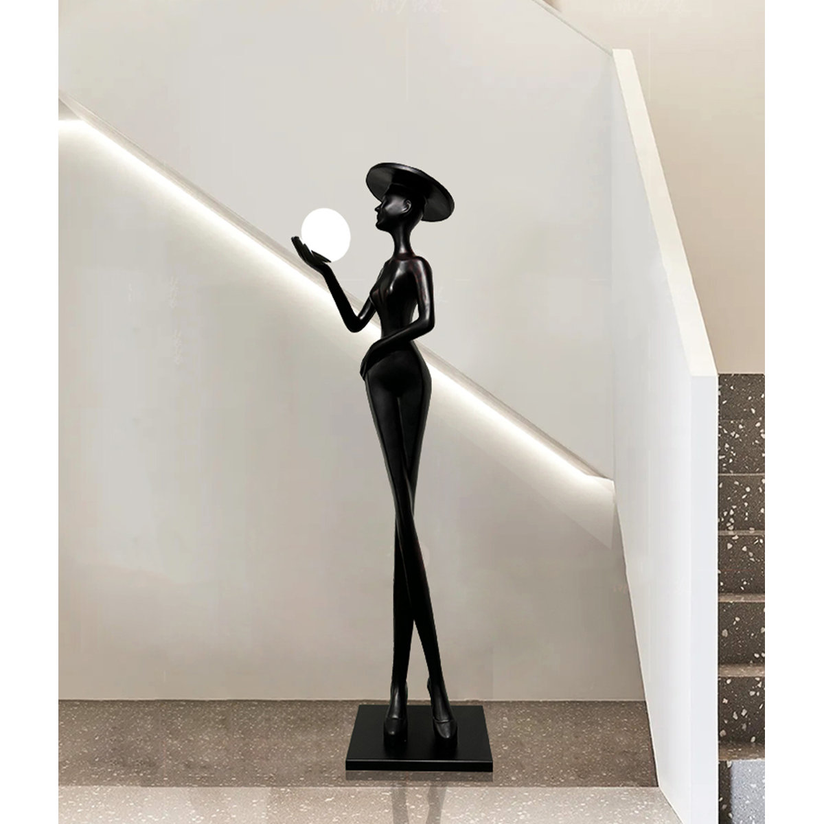 STONE DRAGON TILE ARTS LLC Nordic Fiberglass Abstract Human - Form Art ...