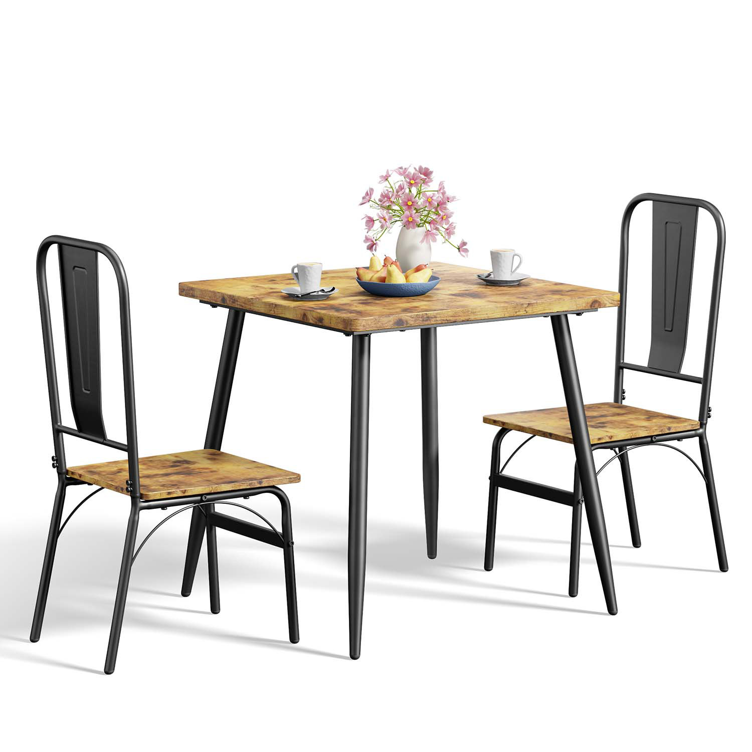 17 Stories Fremantle Square 29.6'' L x 29.6'' W Dining Set & Reviews ...