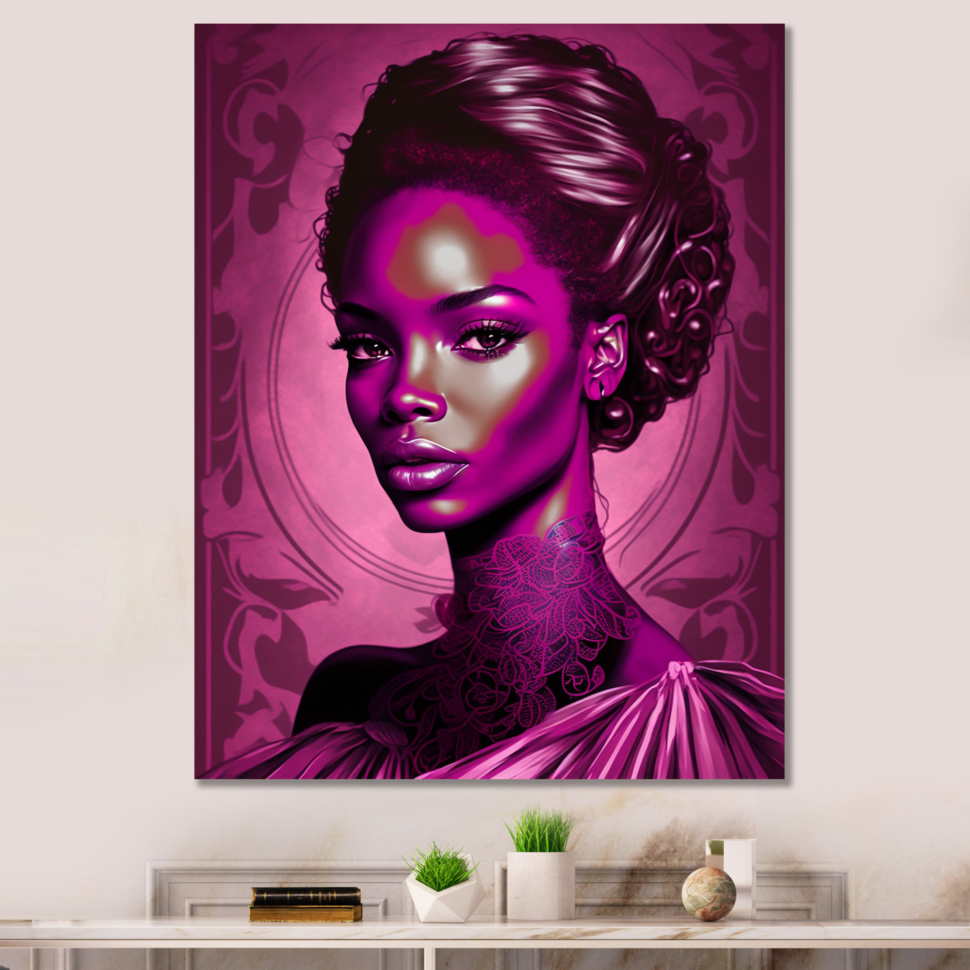 Dakota Fields Cowdray Beautiful Retro African American Model IV On ...