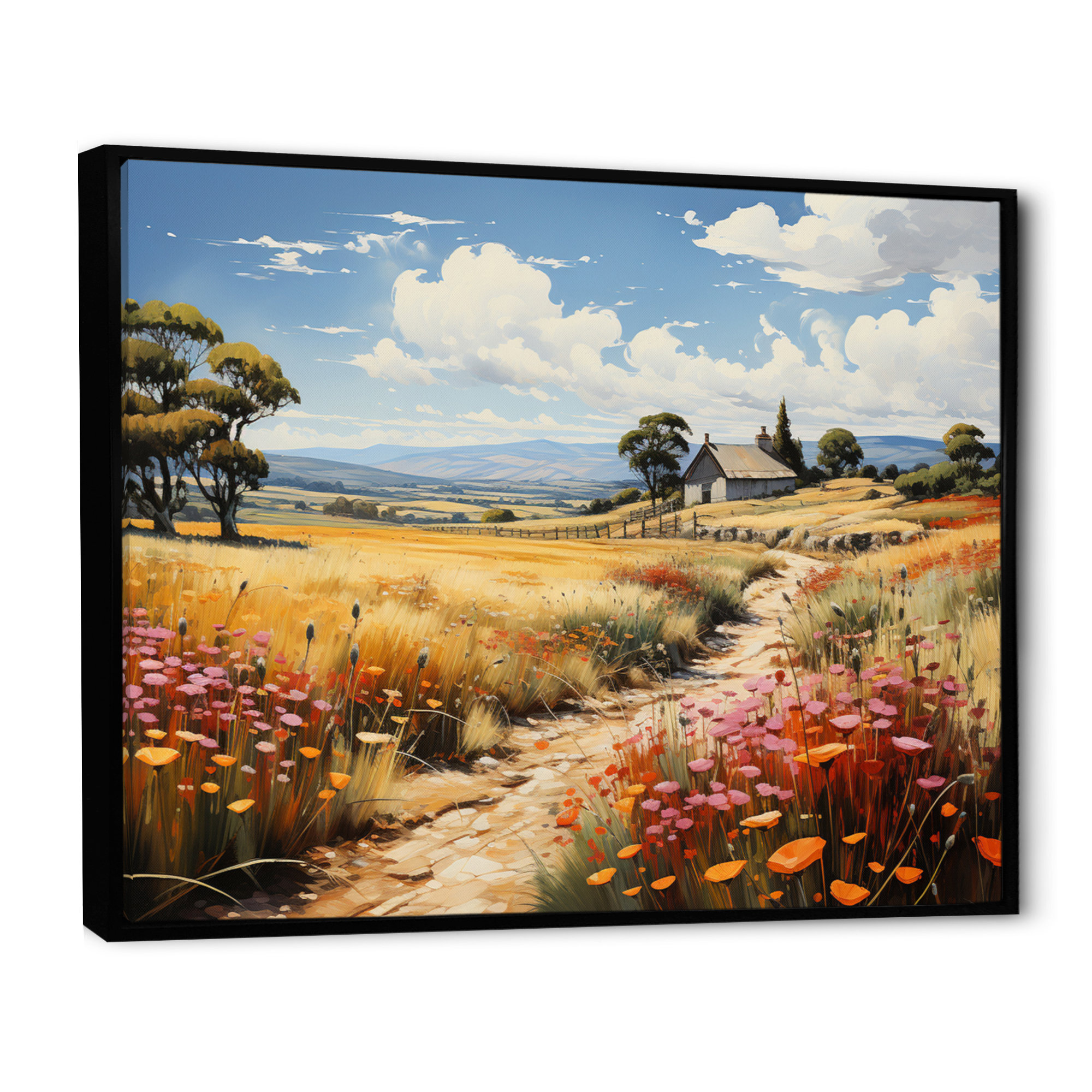 Winston Porter Farm Summer Fauvist Field IV | Wayfair