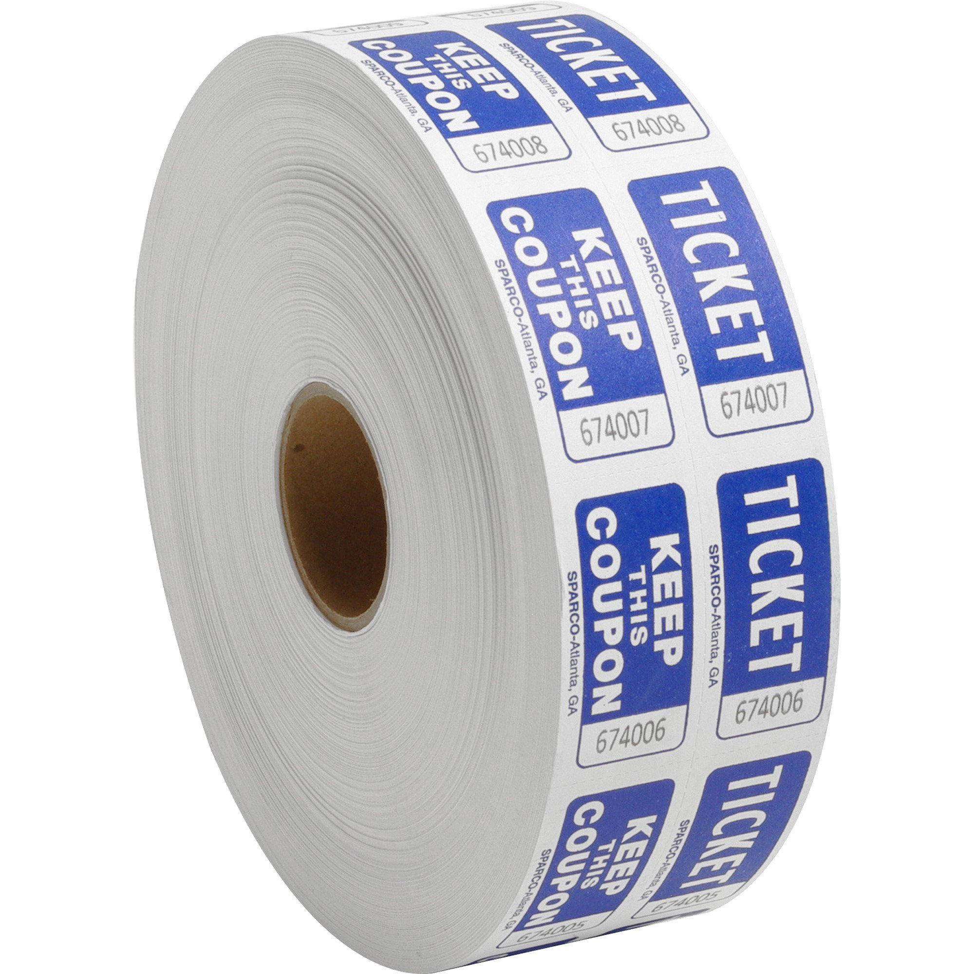 Sparco Products Ticket Roll, Double Coupon | Wayfair