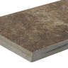 Daltile Slate Attaché 12" x 3" Porcelain Bullnose Tile Trim in Brown ...