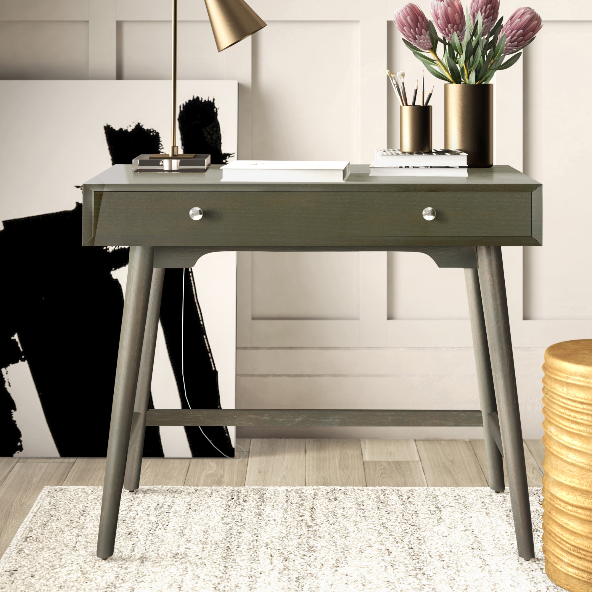 George Oliver Dannay 38'' Desk & Reviews | Wayfair