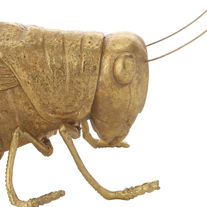 Gracie Oaks Waiel Resin Cricket Figurine & Reviews | Wayfair