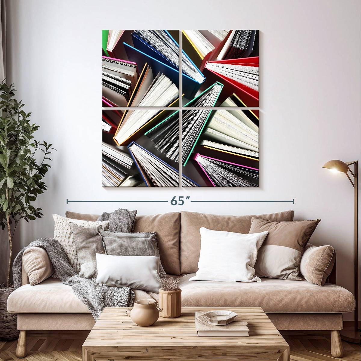 Bungalow Rose Kerner Crowded Books | Wayfair