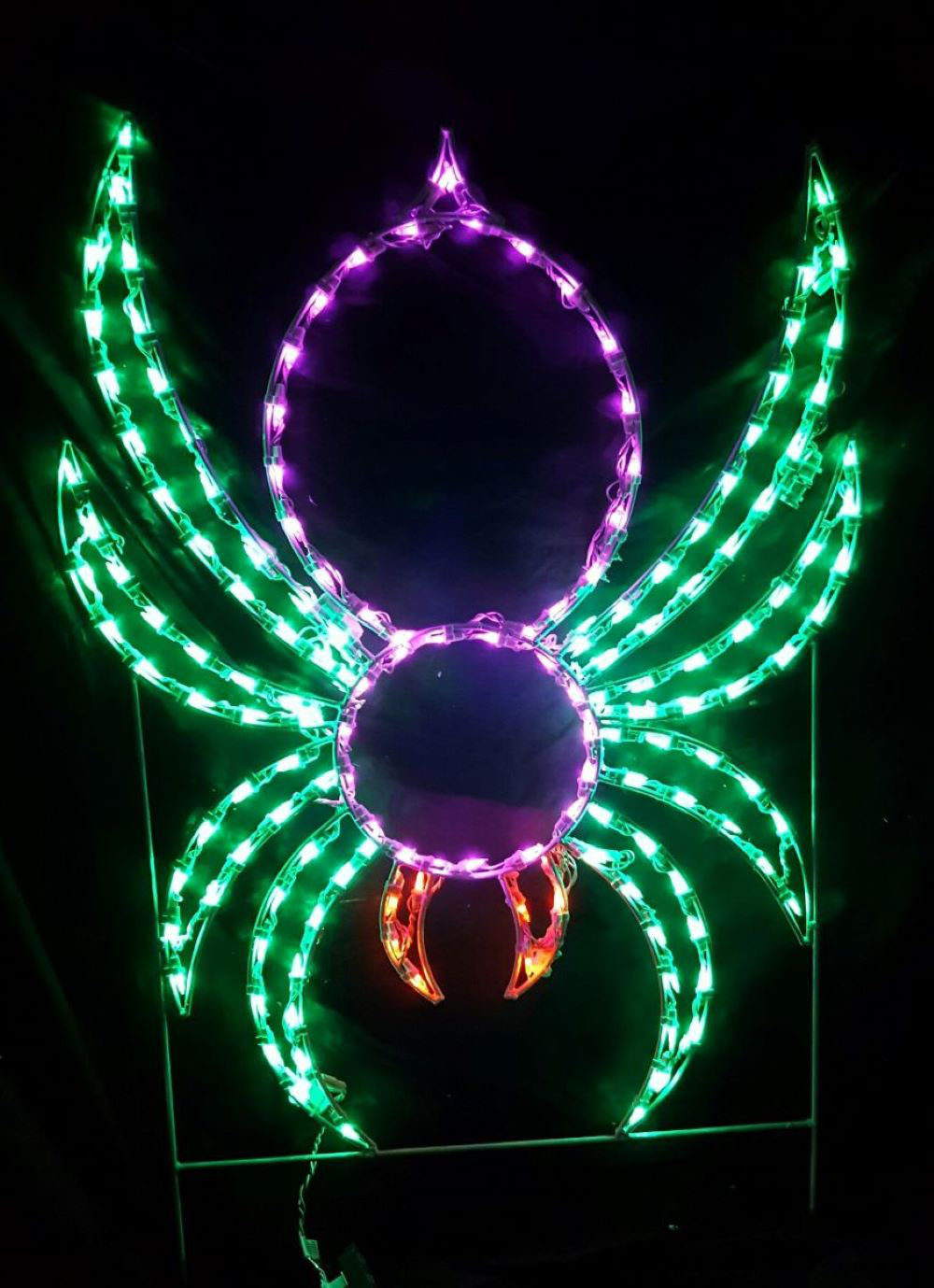 Lori's Lighted D'Lites Spooky Spider Halloween Holiday Lighted Display ...