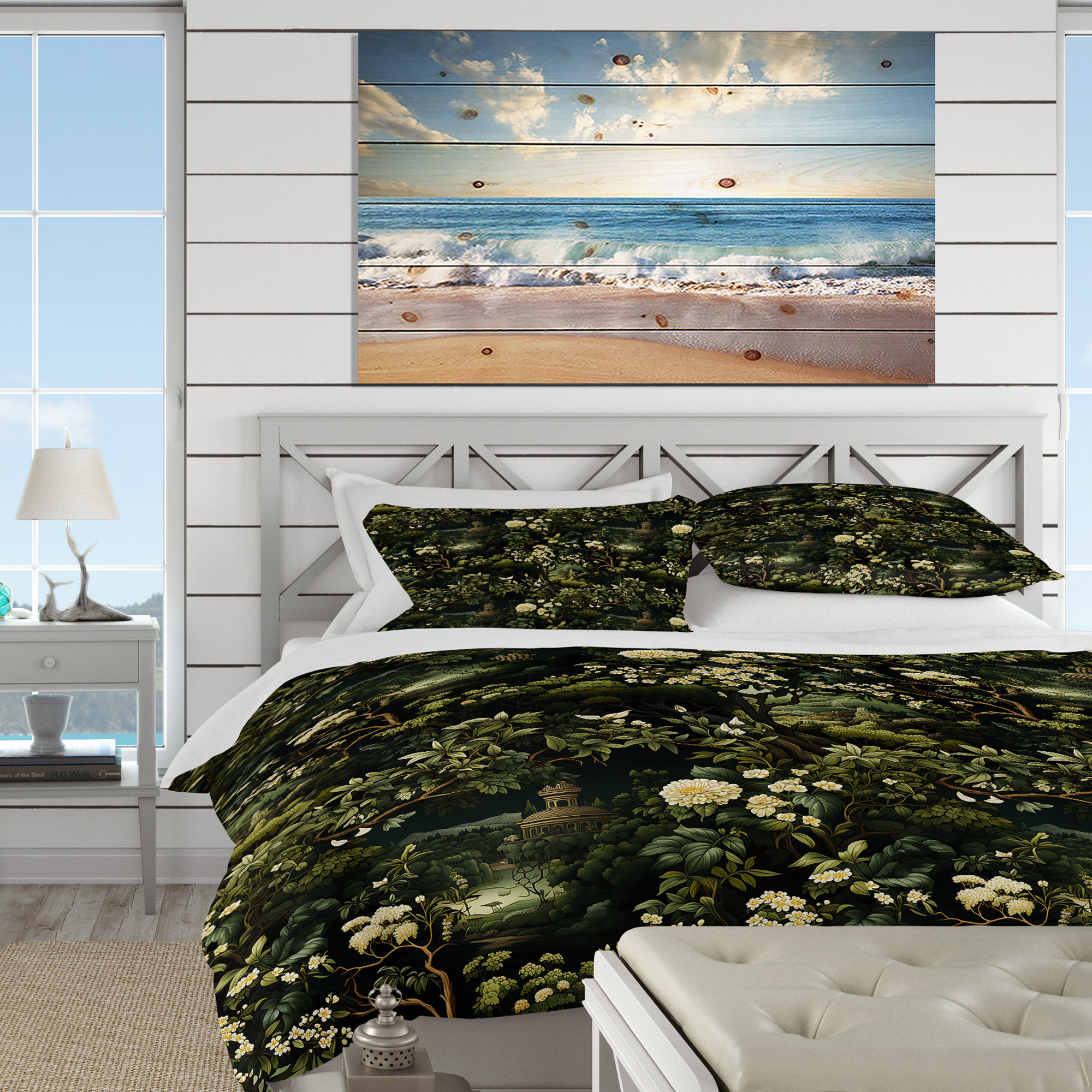 Design Art Victorian Garden Scenes Victorian Pattern I Bedding | Wayfair