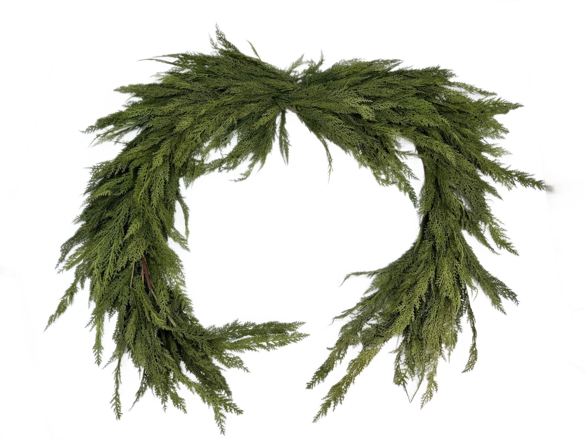Primrue Artificial Cedar Swag Garland 8 Ft | Wayfair