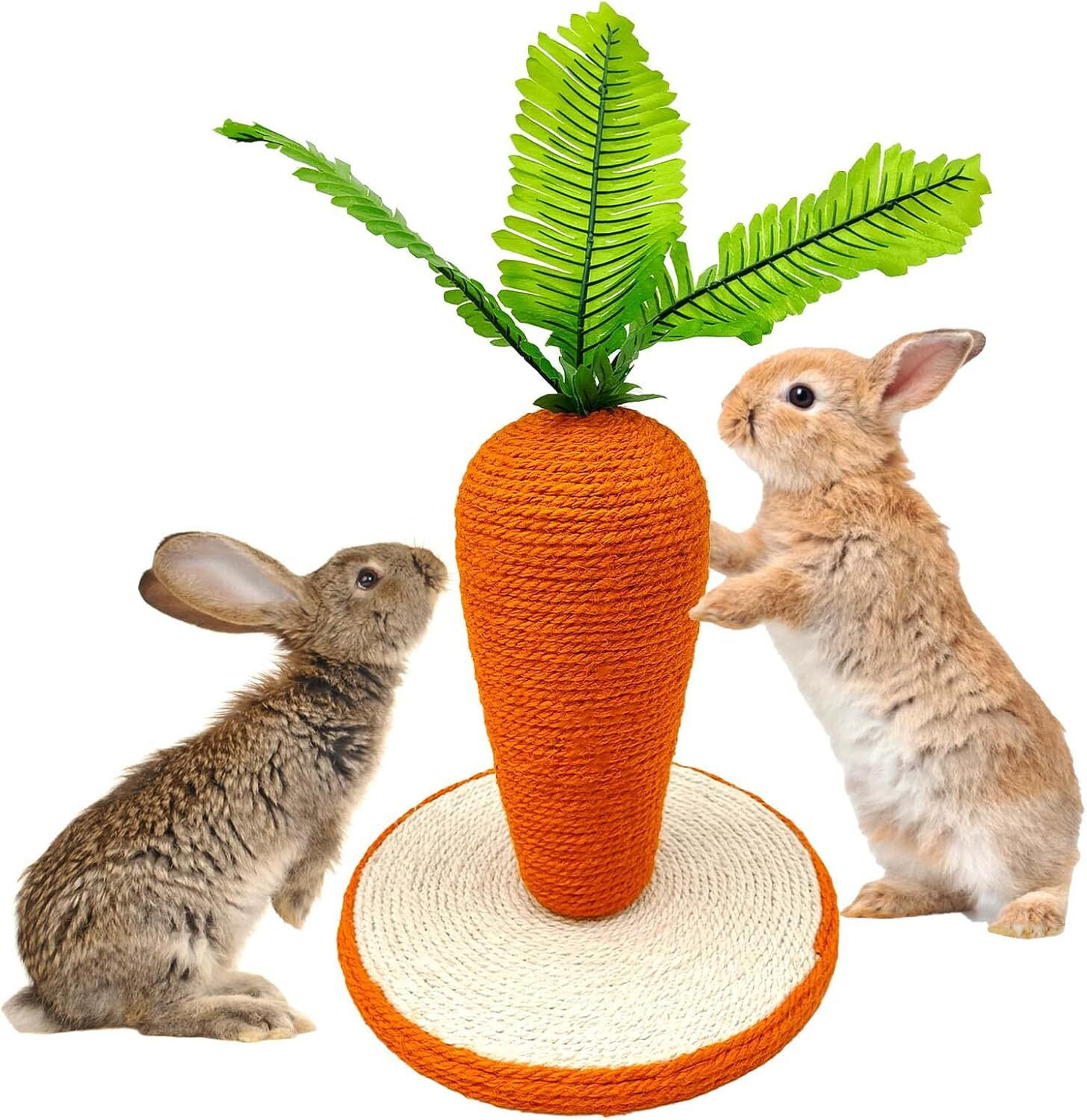 Tucker Murphy Pet™ Carrot Cat Scratching Post – Sisal Rope Scratch ...