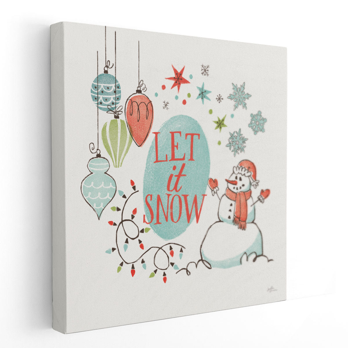 The Holiday Aisle® Retro Christmas V - Canvas Print Wall Art | Wayfair