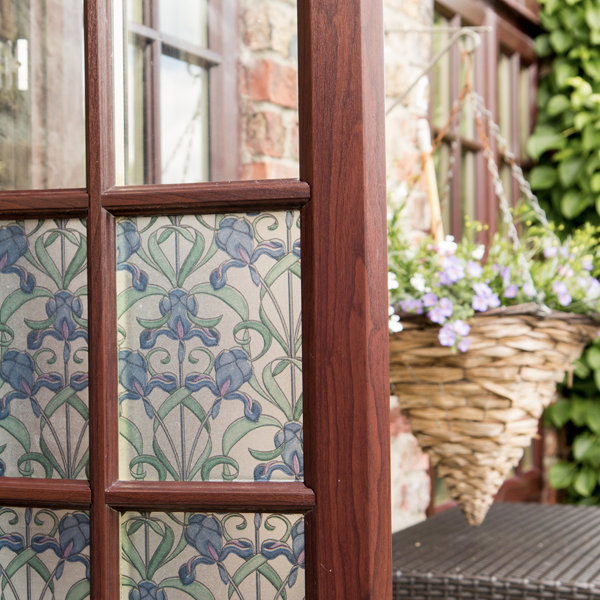 Charlton Home® Self-Adhesive Privacy Glass Window Film, Minster/Iris ...