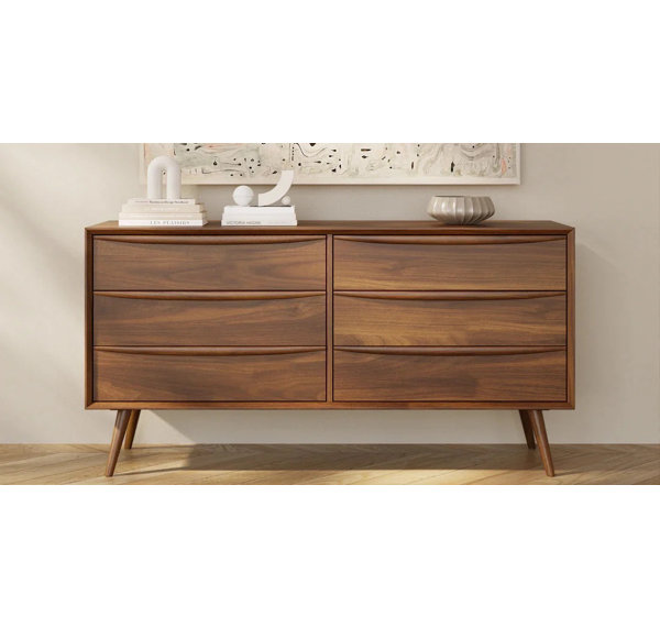 AllModern Condo Black Walnut Wood Dresser - Wayfair Canada