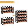 17 Stories 2-In-1 Wine Rack Countertop, Wooden Wine Rack Inserts For ...