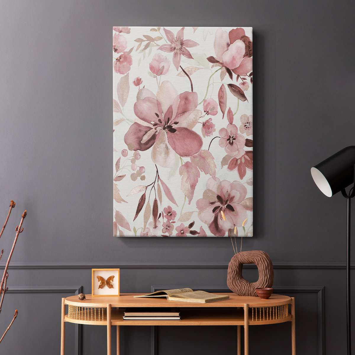 Winston Porter Shimmering Blush I -Gallery Wrapped Cavas | Wayfair