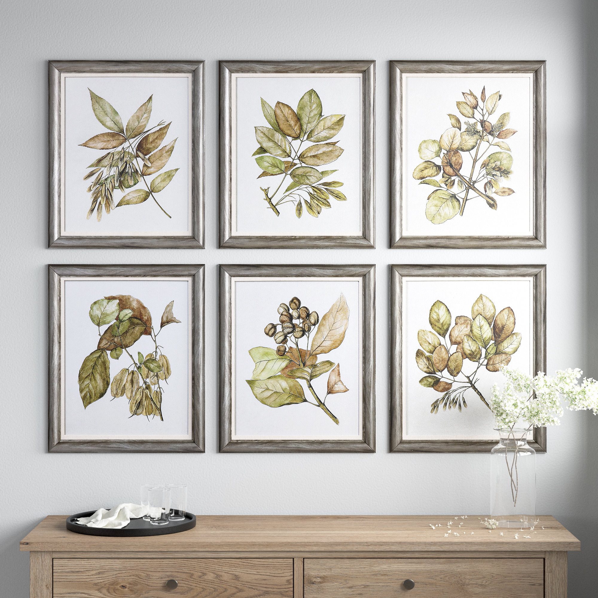 Three Posts Seedlings by Grace Feyock - 6 Piece Picture Frame Graphic ...