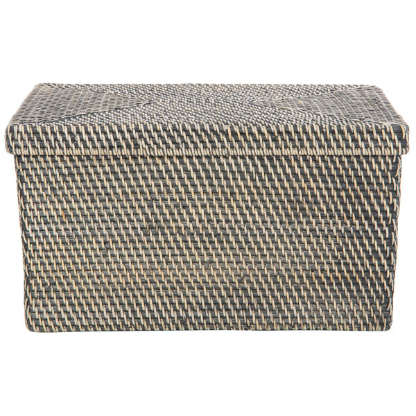 Dovecove Wicker Storage Bin | Wayfair