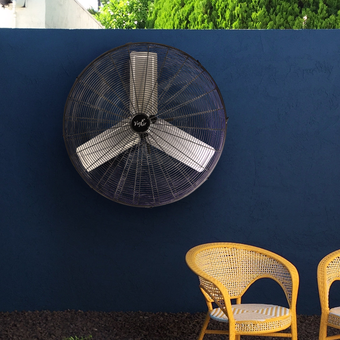 Vie Air Vie Oscillating Wall Mounted Fan | Wayfair