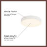 Wade Logan® Chiedza 5-in Black dimmable LED Flush Mount | Wayfair