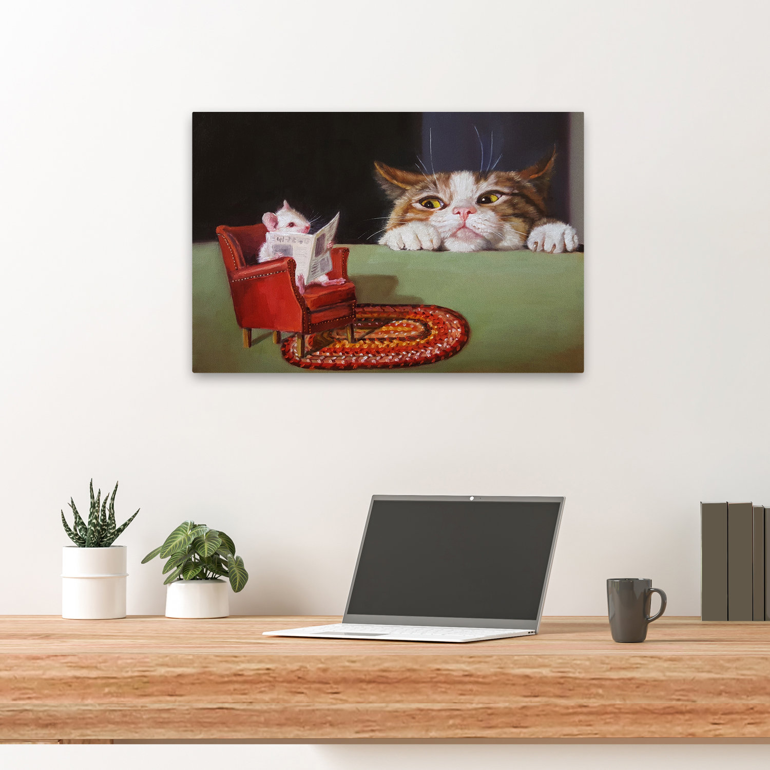 Latitude Run® Uninvited - Animals Urban And Pop Surrealism Cats Fantasy ...