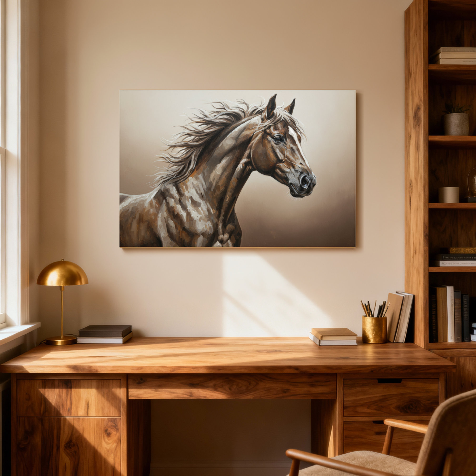 Dakota Fields Animals Brown Horse With Flowing Mane And Gentle Eyes ...