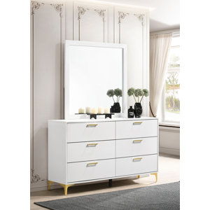 Willa Arlo Interiors Paulk 6 - Drawer Dresser & Reviews | Wayfair