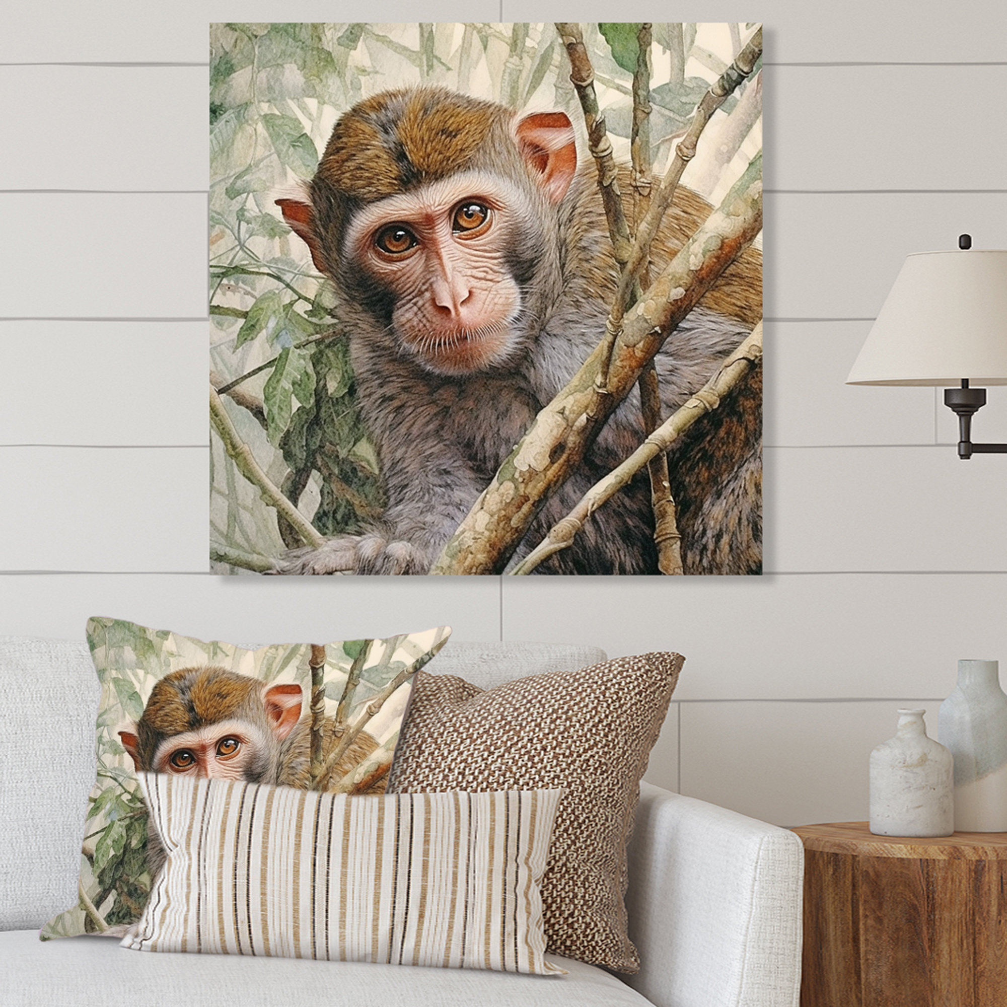 Bungalow Rose Wild Monkey IV - Animals Metal Wall Decor - Wayfair Canada