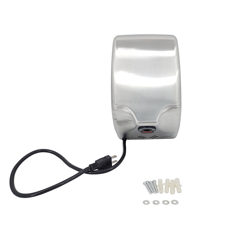 FixtureDisplays Bathroom Hand Dryer, Stainless Steel Cover Commercial ...