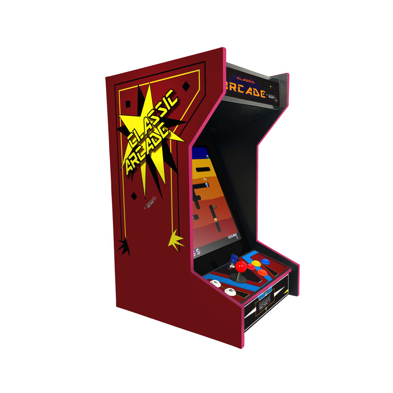 Suncoast Arcade Tabletop Arcade Machine with 19" Monitor and 60 Retro ...