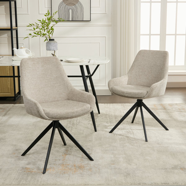 Corrigan Studio® Dining Room Chairs Set of 2, Mid Century Modern ...