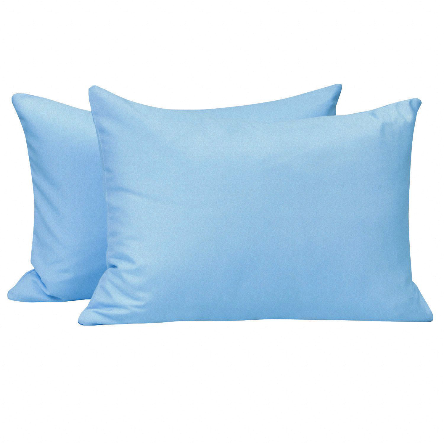 FLXXIE Two piece set of brushed ultra fine fiber zipper pillowcase ...