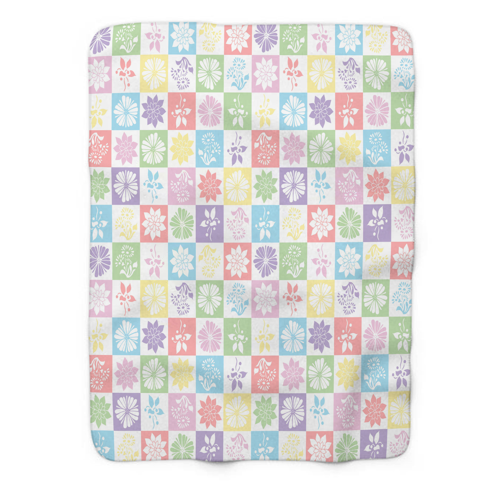 MentionedYou Pastel Beam - 1 Piece Premium Sherpa Blanket | Wayfair