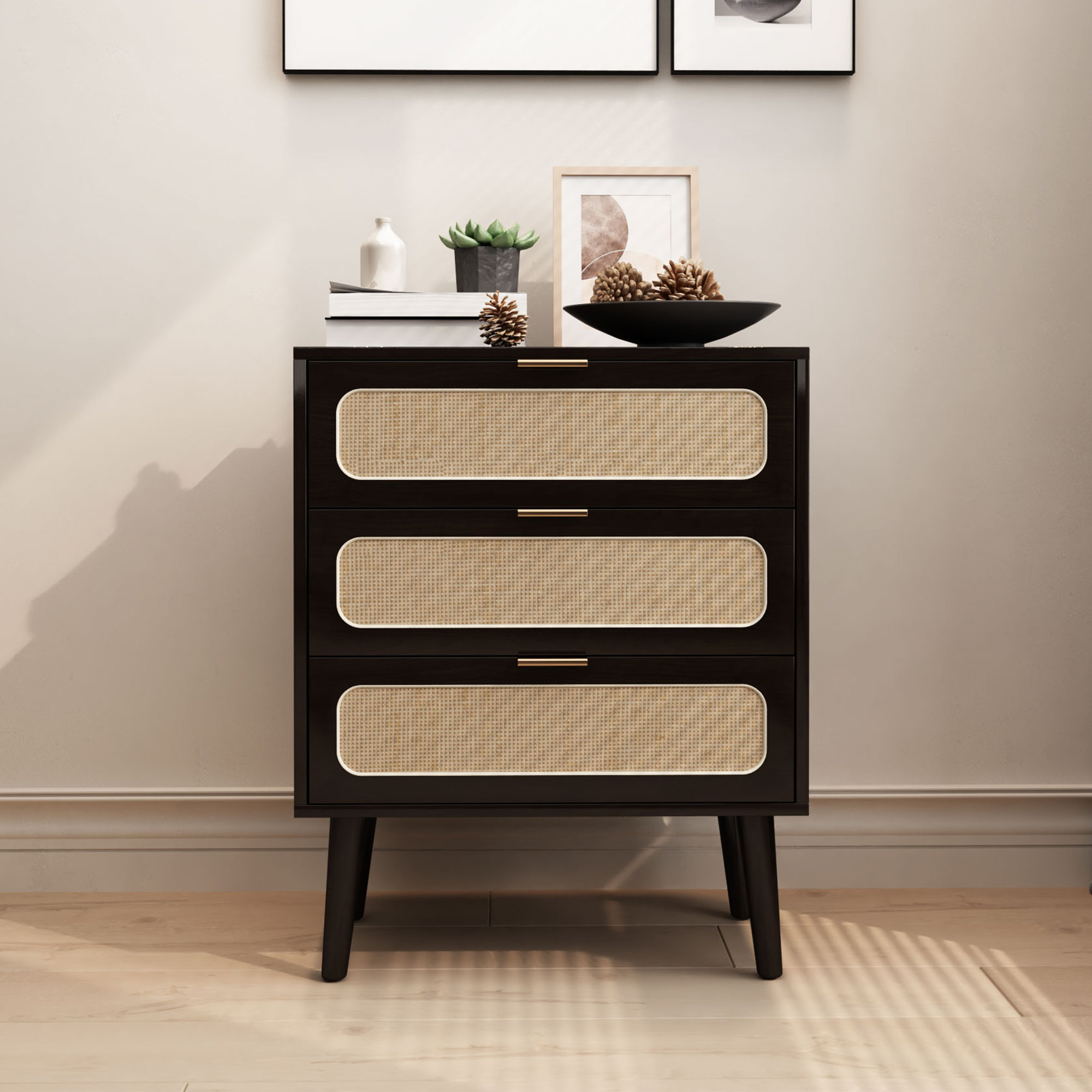 Bay Isle Home™ Wayment 3 Drawer 23.6'' W Dresser & Reviews | Wayfair