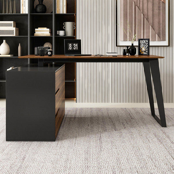 Loon Peak® Cirena L-Shaped Desk & Reviews | Wayfair